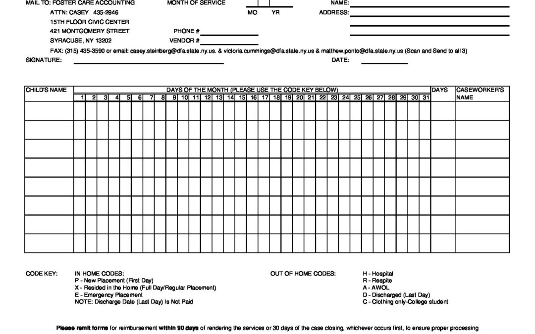 Copy of Copy of 2020 Board Rate Remittance Form Template | Onondaga ...